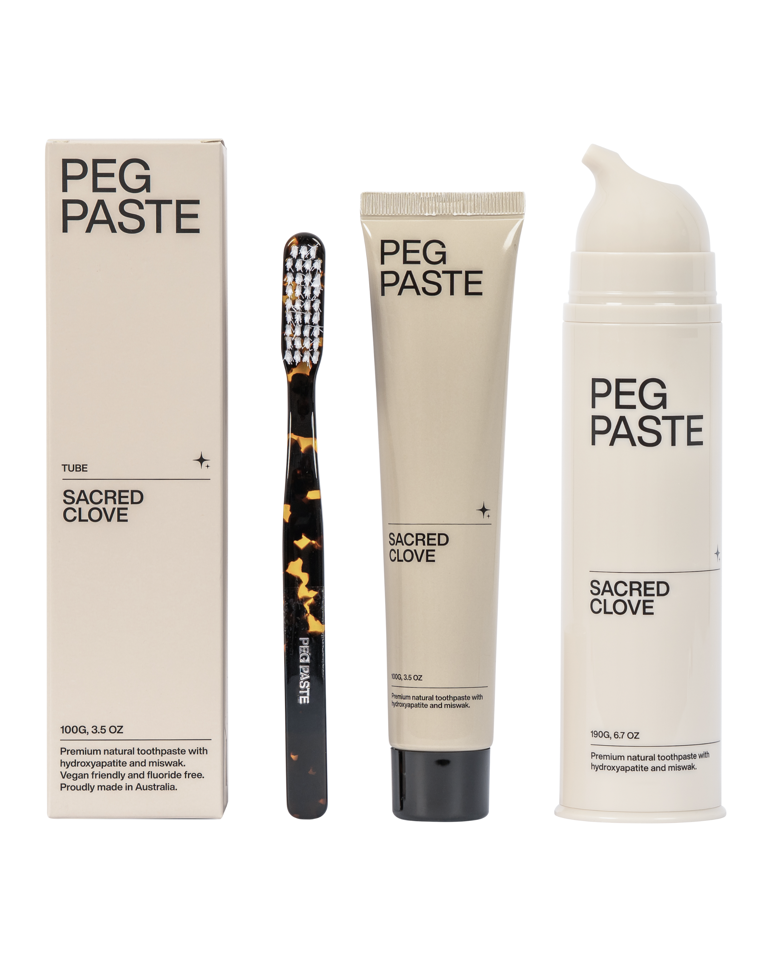 The Clove Lover 100g – Natural Fluoride-Free Toothpaste | Peg Paste